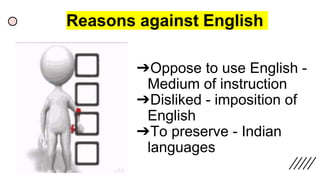 English Language in India an introduction | PPTX