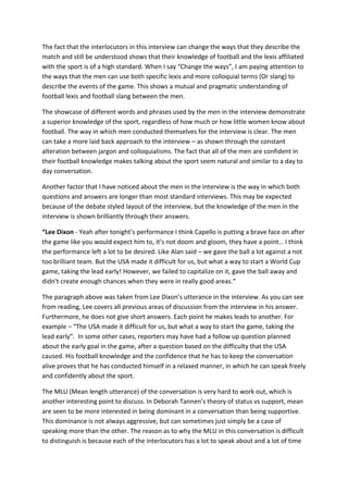 English language investigation | DOCX