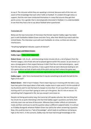 English language investigation | DOCX