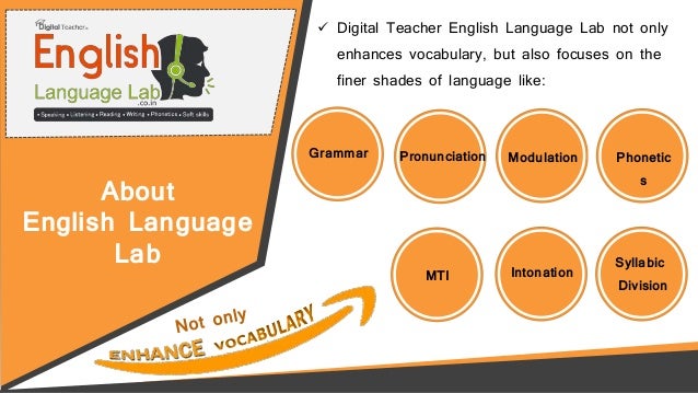 English language lab presentation 2019