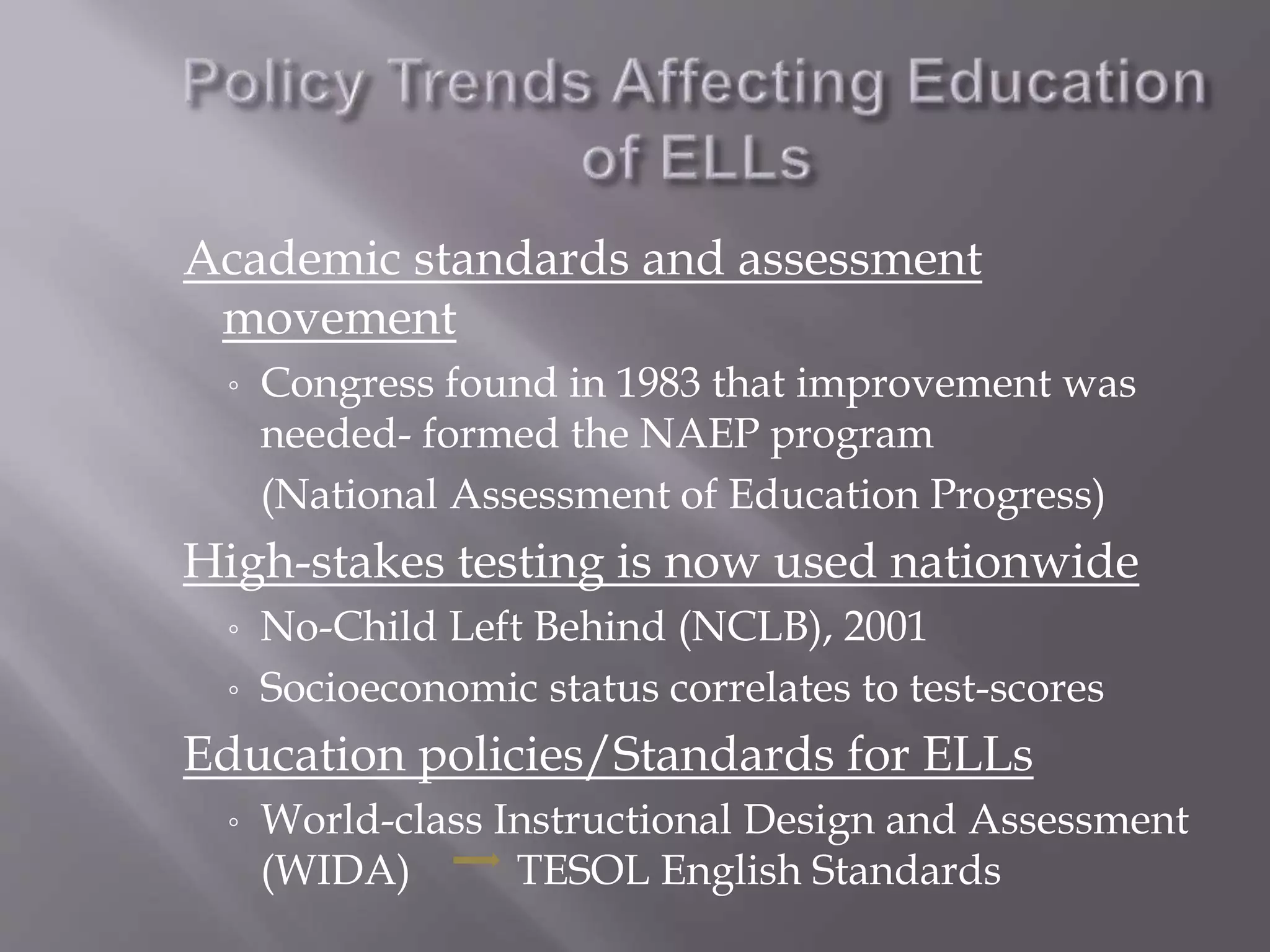 English language learners in school | PPT