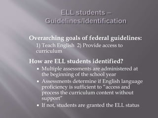 English language learners in school | PPTX