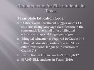 English language learners in school | PPT