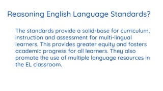 English Language Learner Strategies and Activities Presentation-Chaunta ...
