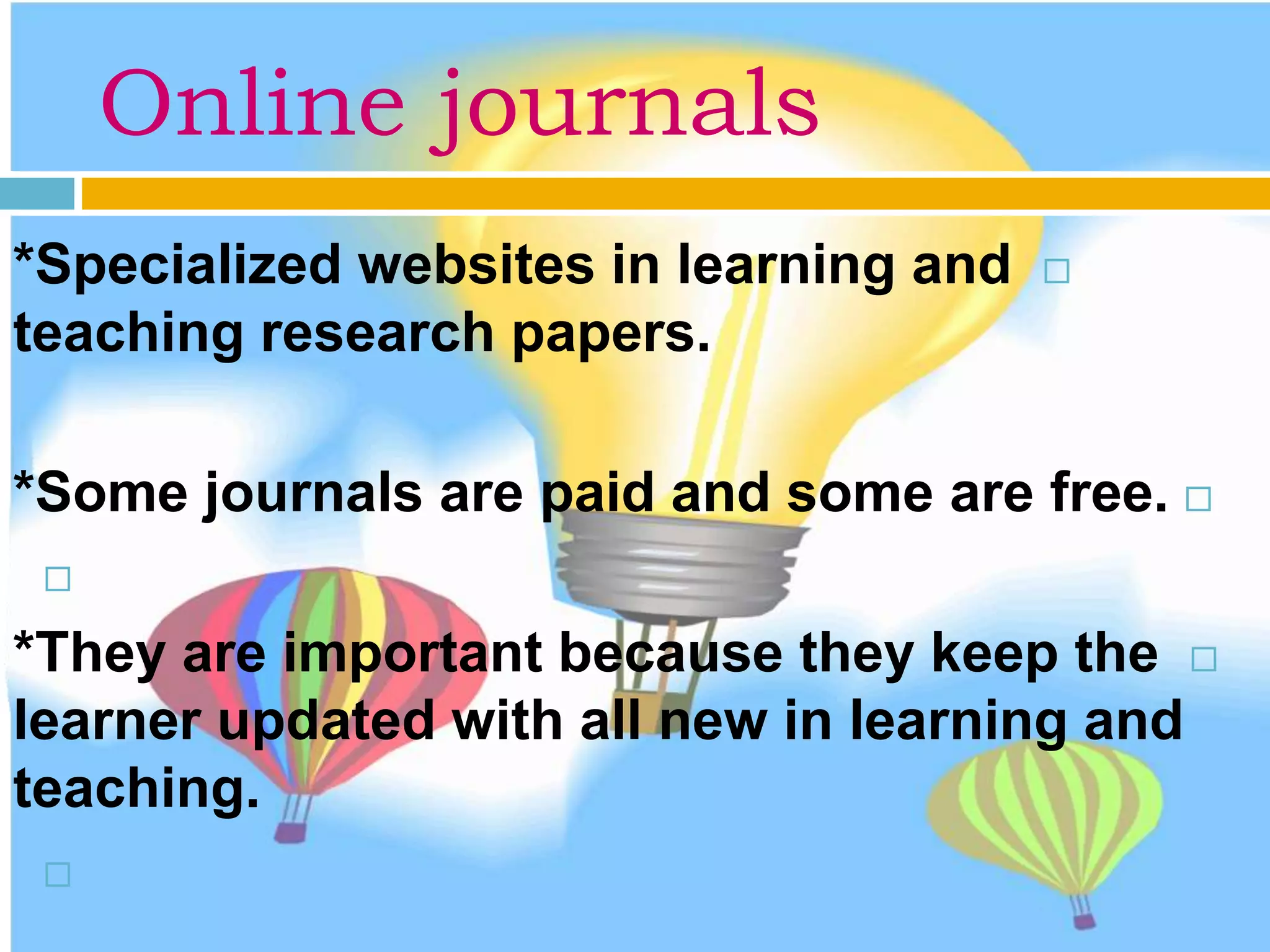 English language learning online tools | PPT