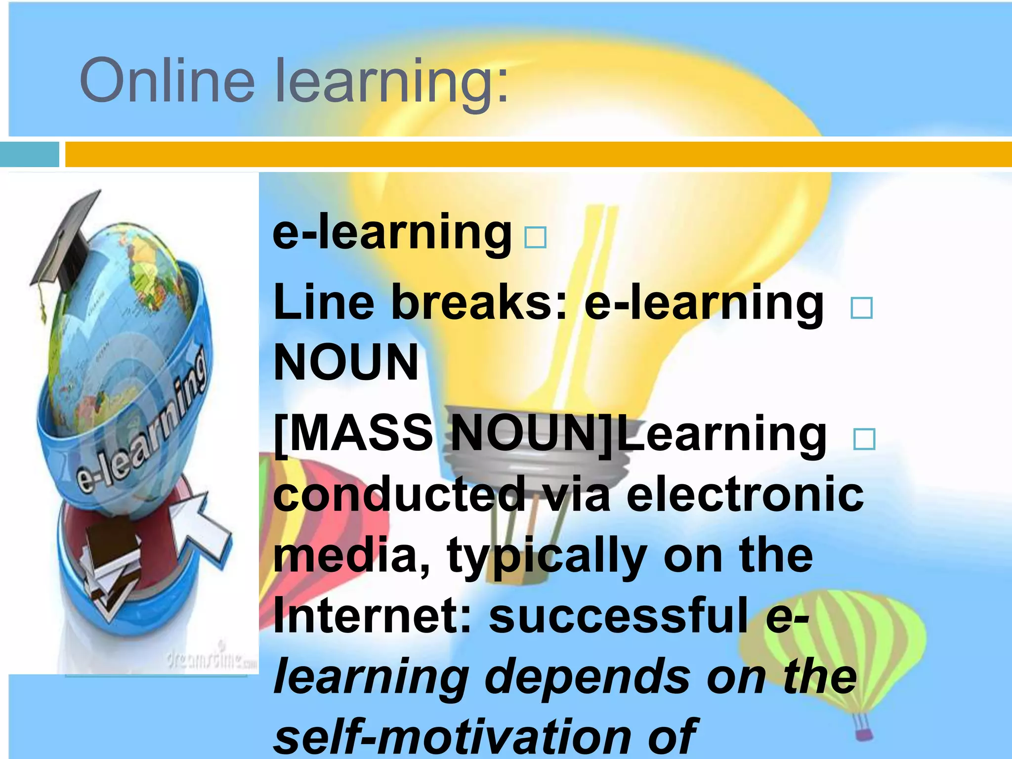 English language learning online tools | PPT