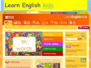 English language learning online tools | PPT