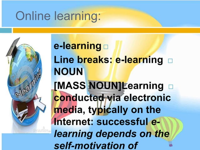 English language learning online tools | PPT
