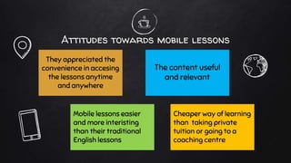 English language learning through mobile phone | PPTX