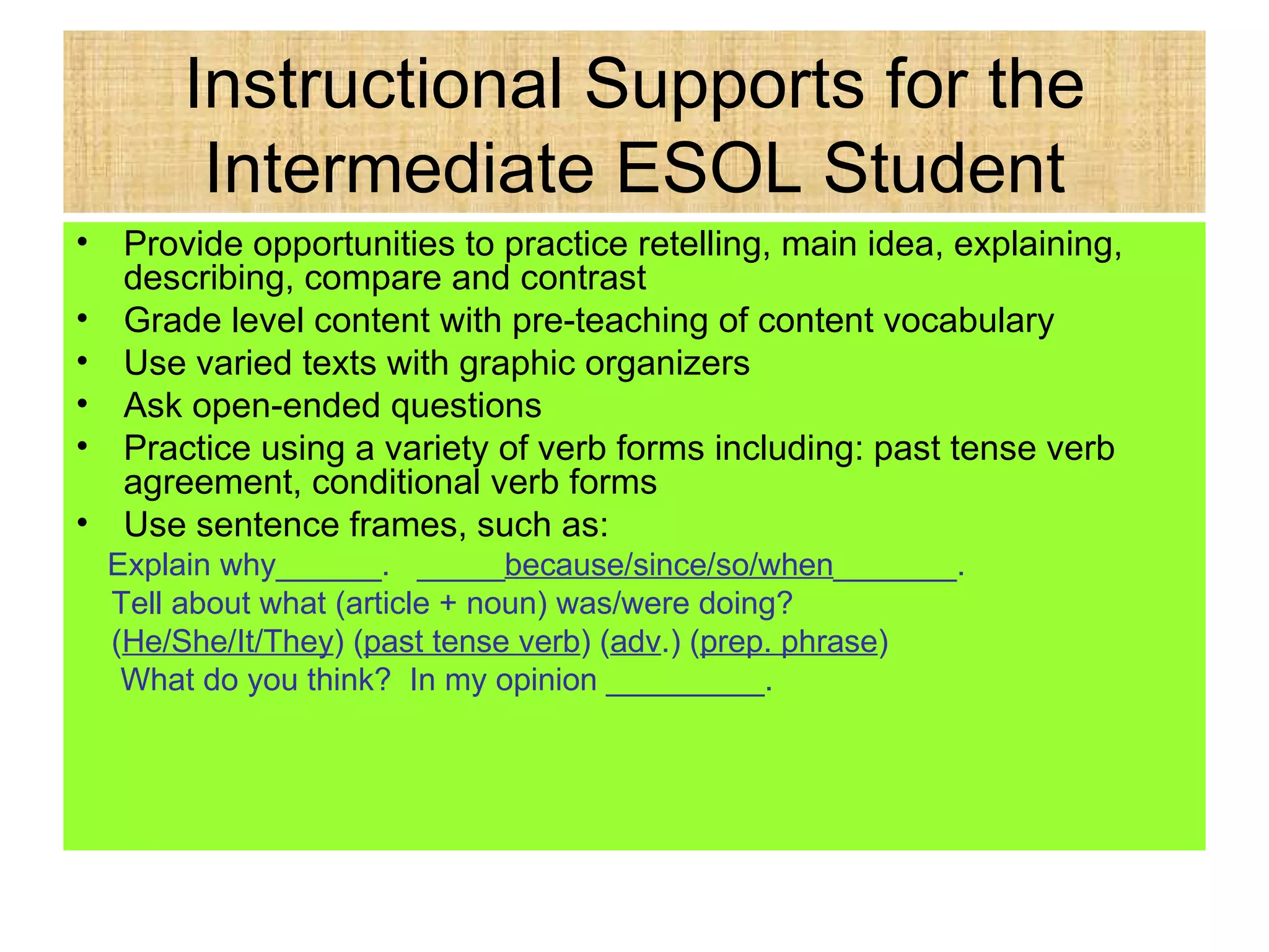 English language proficiency levels | PPT