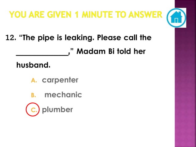 English language quizzes | PPTX