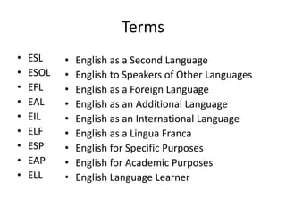 English Language Teaching | PPTX