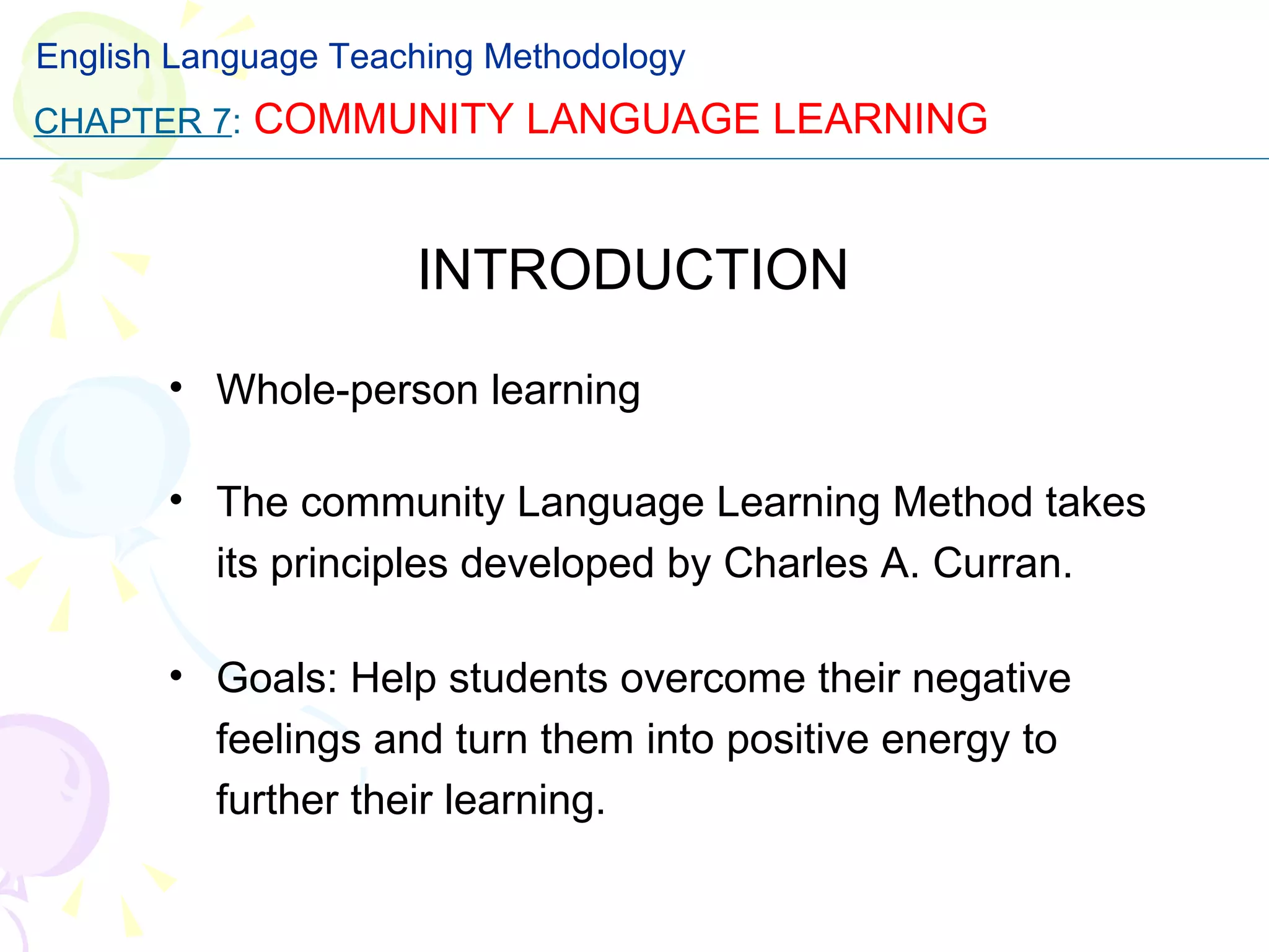 English language teaching methodology | PPT