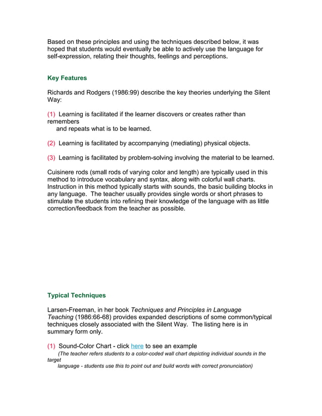 English language teaching methodology | PDF