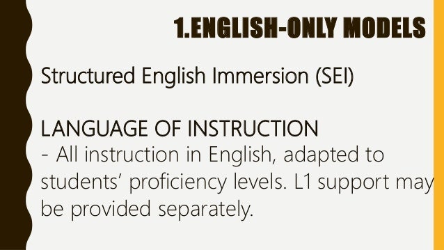 English Language Teaching Models