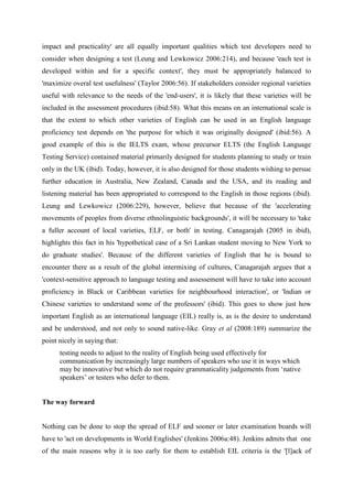 English language testing | PDF