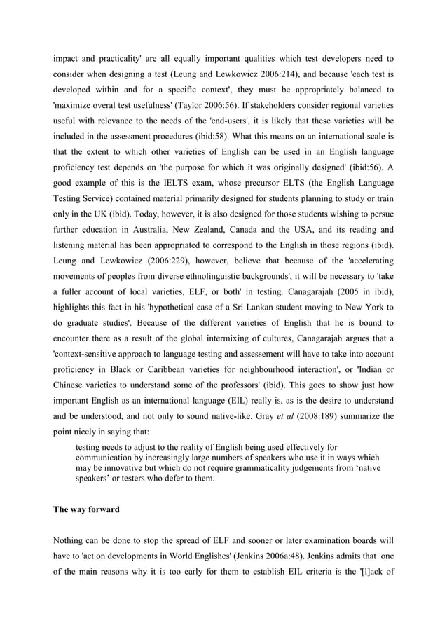 English language testing | PDF | Educational Assessment | Education