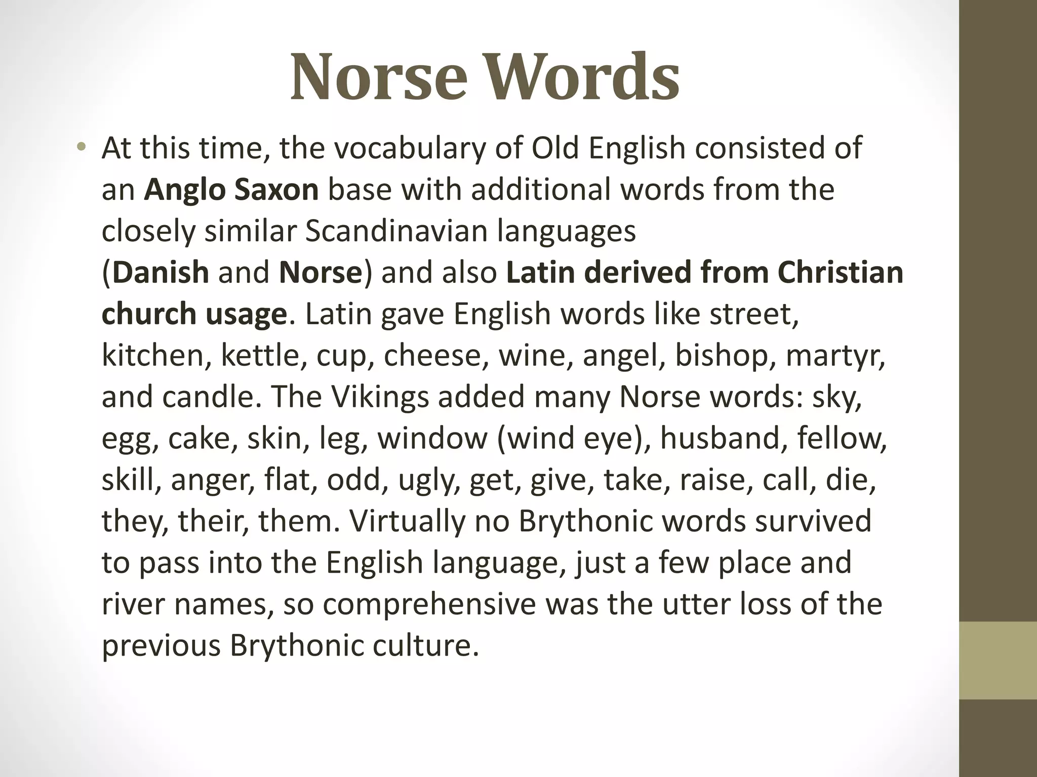 English Language Timeline | PPTX