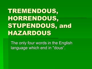 English language trivia | PPT