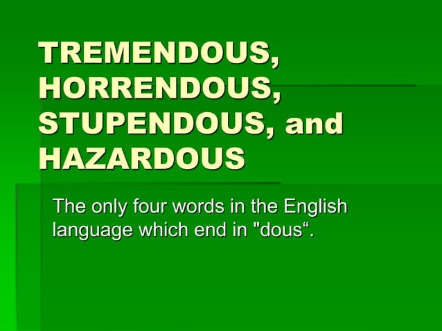 English language trivia | PPT