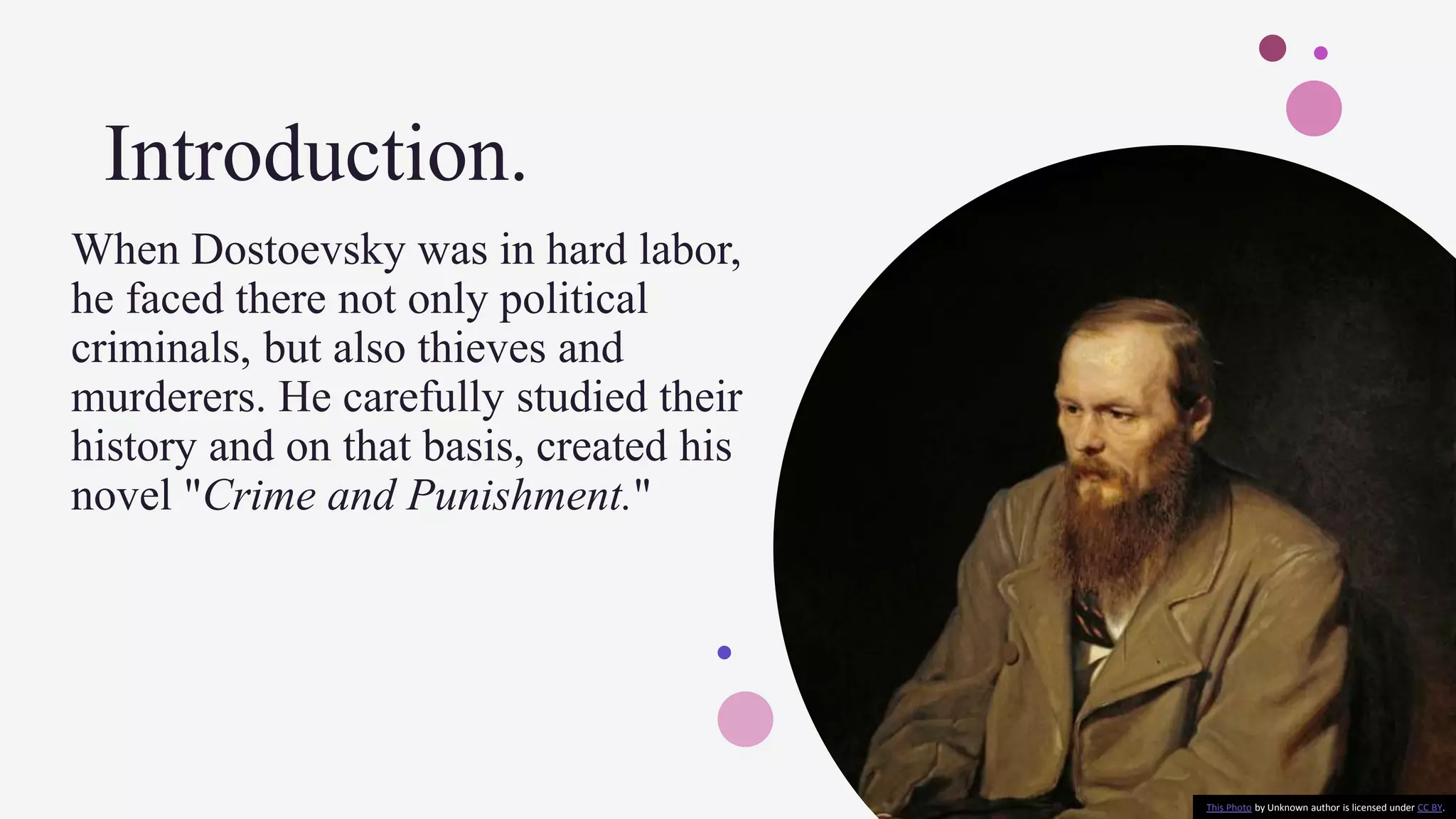 Fyodor Dostoevsky's 'Crime & Punishment'. | PPT