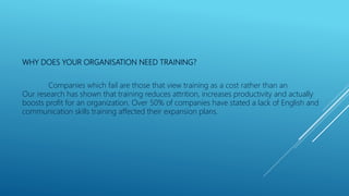 English learning for corporate training | PPTX