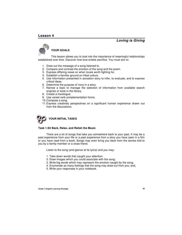 English learning package 2nd quarter | DOCX | Fitness and Exercise ...