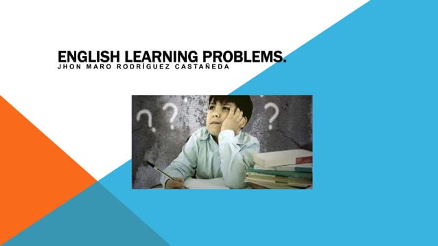English learning problems | PPT
