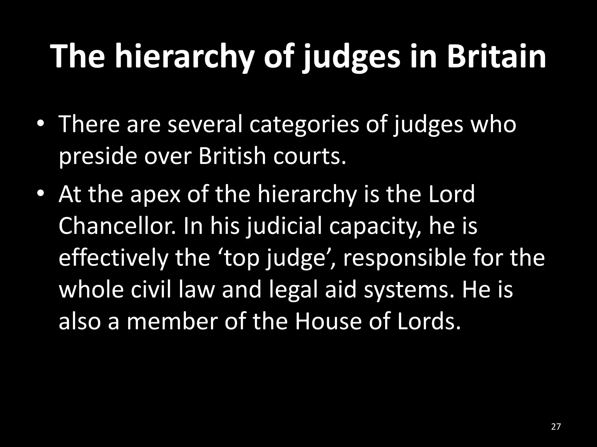 English legal system | PPTX