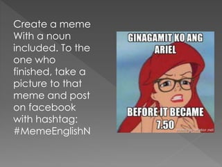 English lesson 1- Nouns | PPT