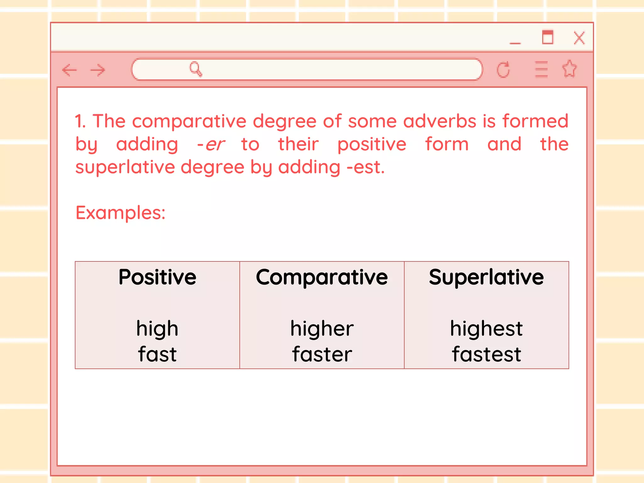 ENGLISH_LESSON 3_USING ADVERBS IN THEN POSITIVE, COMPARATIVE, AND ...