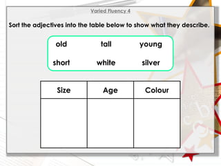 English Lesson Adjectives for junior students | PPTX
