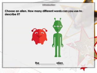 English Lesson Adjectives for junior students | PPTX
