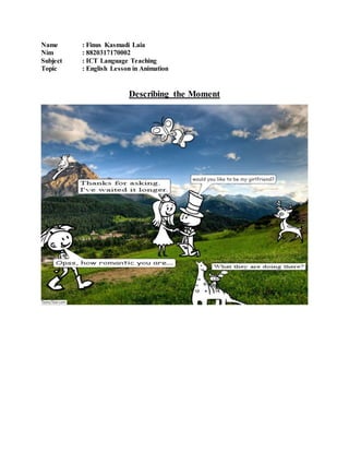 English lesson in animation | PDF