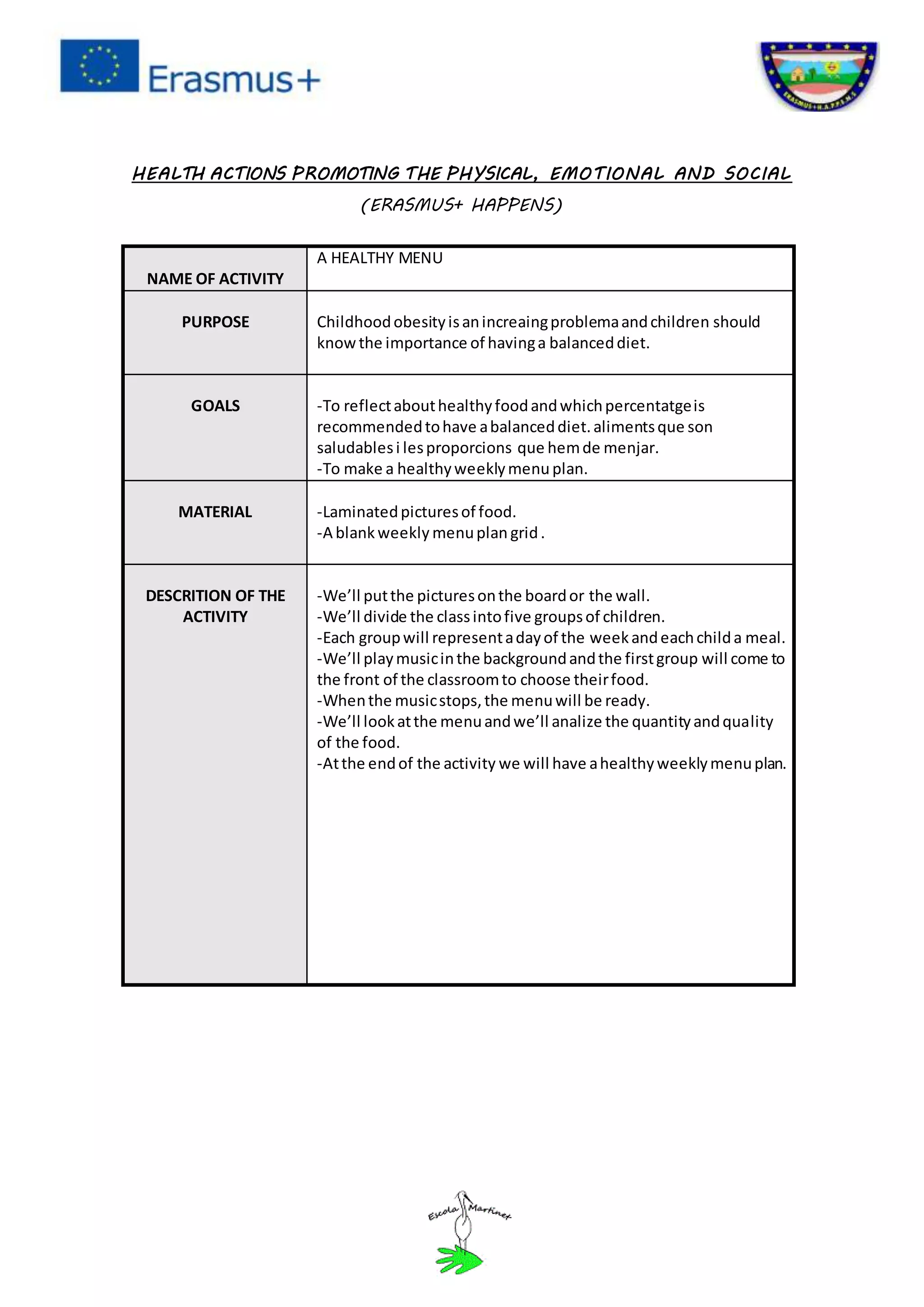 English lesson plans erasmus plus happens | DOCX