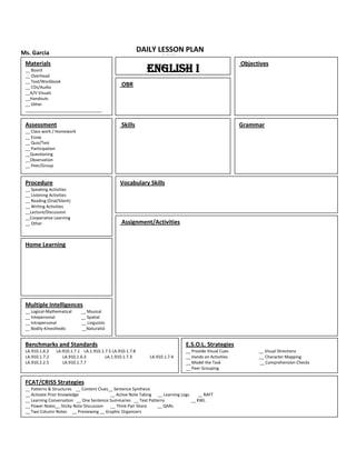 English lesson plan_template[1] | DOCX