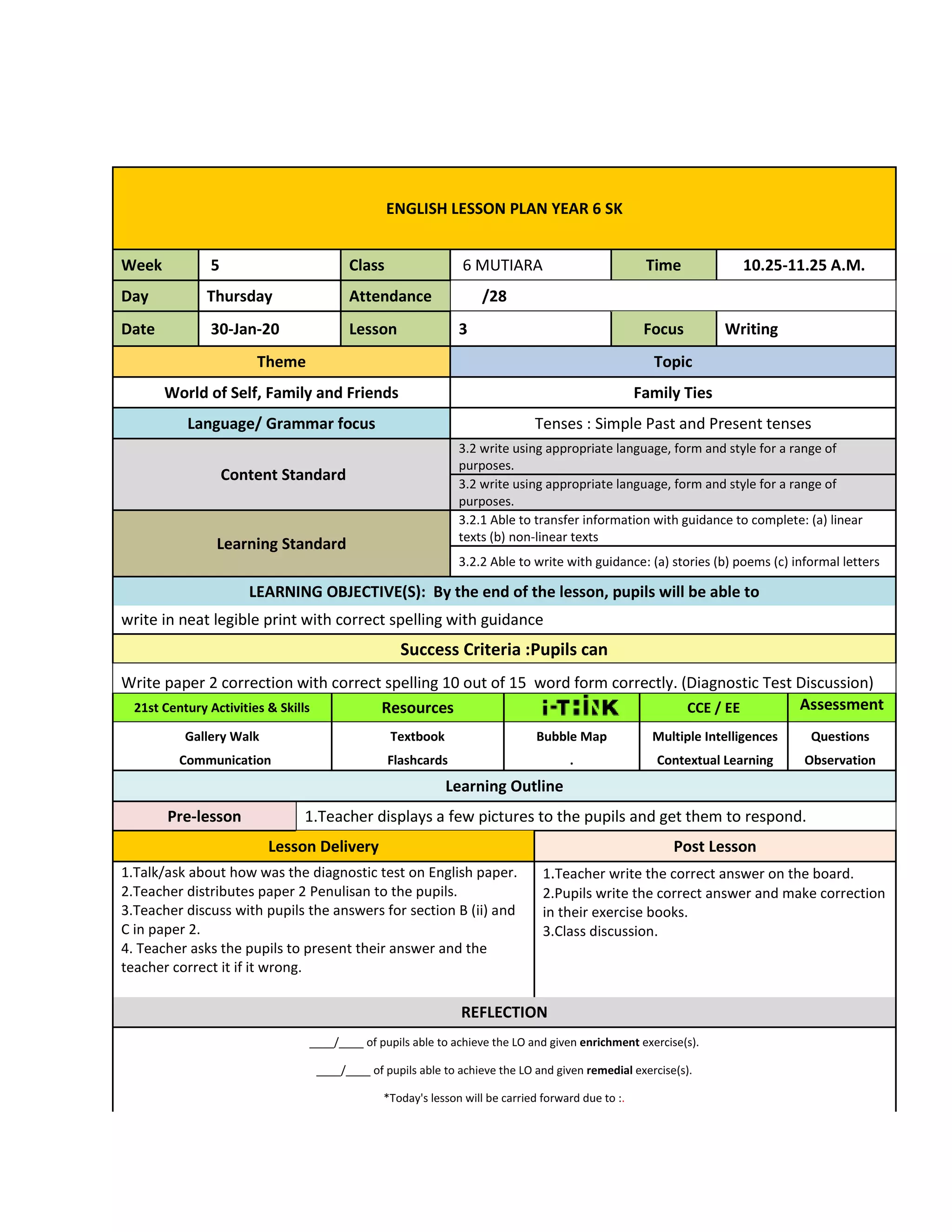 ENGLISH LESSON PLAN YEAR 6 DIAGNOSTIC TEST.docx