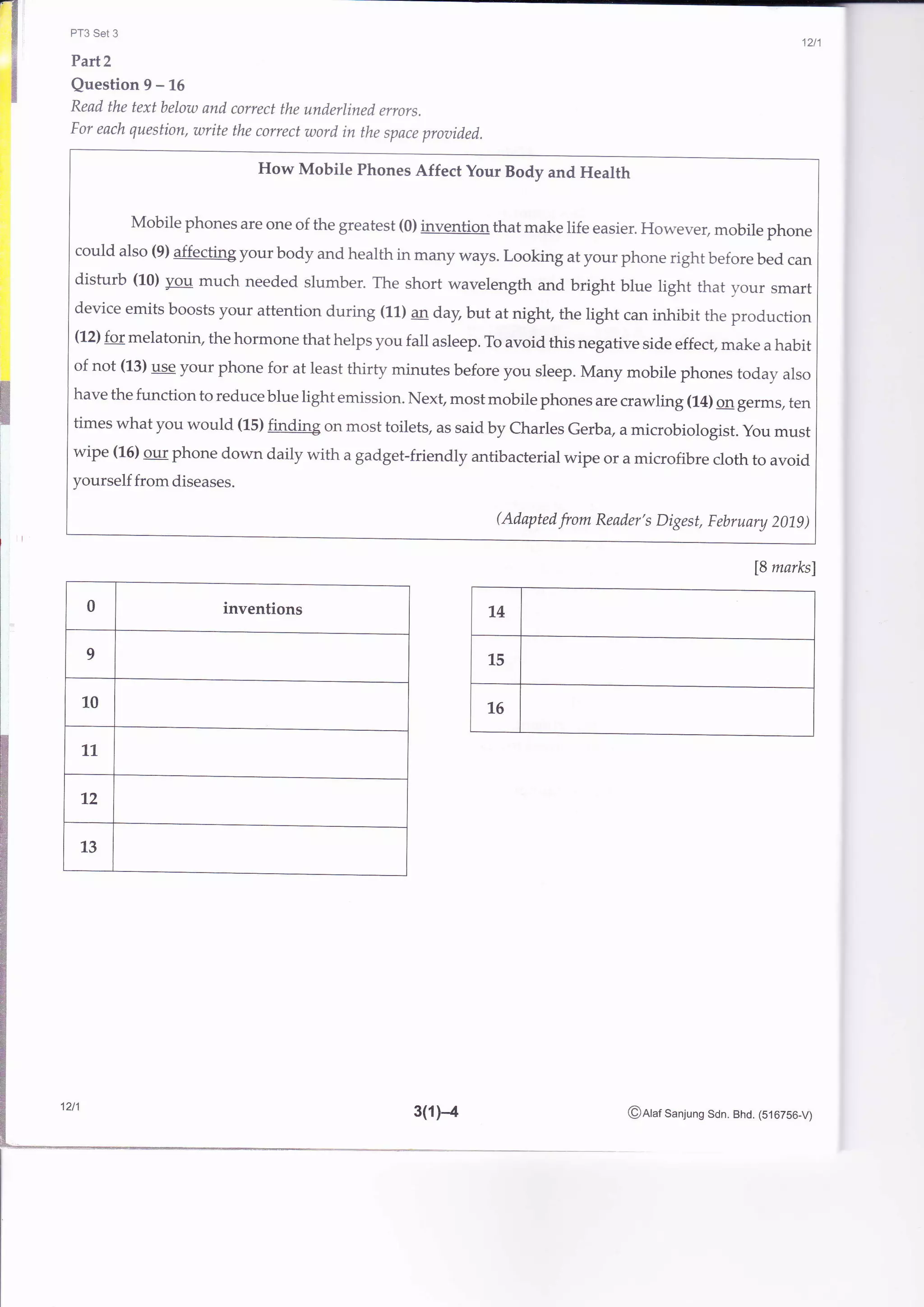 English lesson | PDF