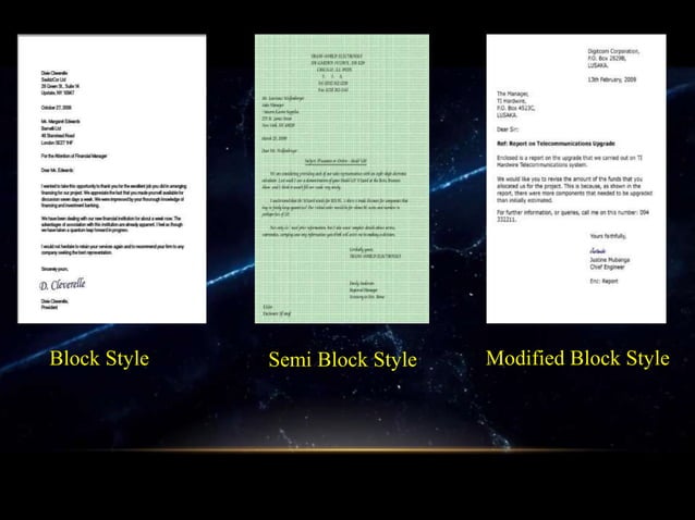 Letterss and its types. letter samples . applications | PPT