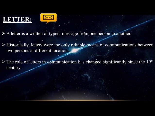 Letterss and its types. letter samples . applications | PPT