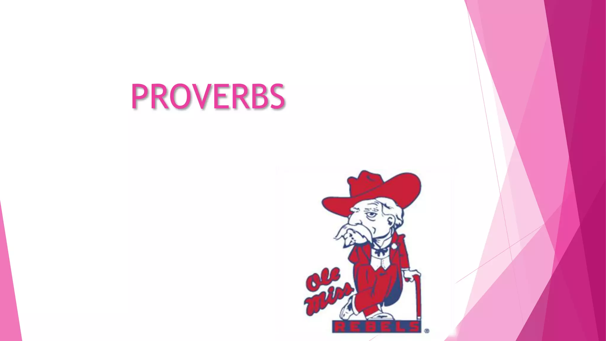 PROVERBS | PPTX