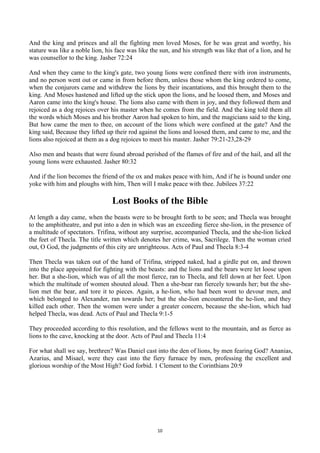 English - Biblical Symbolism and Significance of Lions in Scripture | PDF