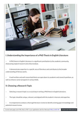 PhD Thesis in English : It's Easy If You Do It Smartly | PDF