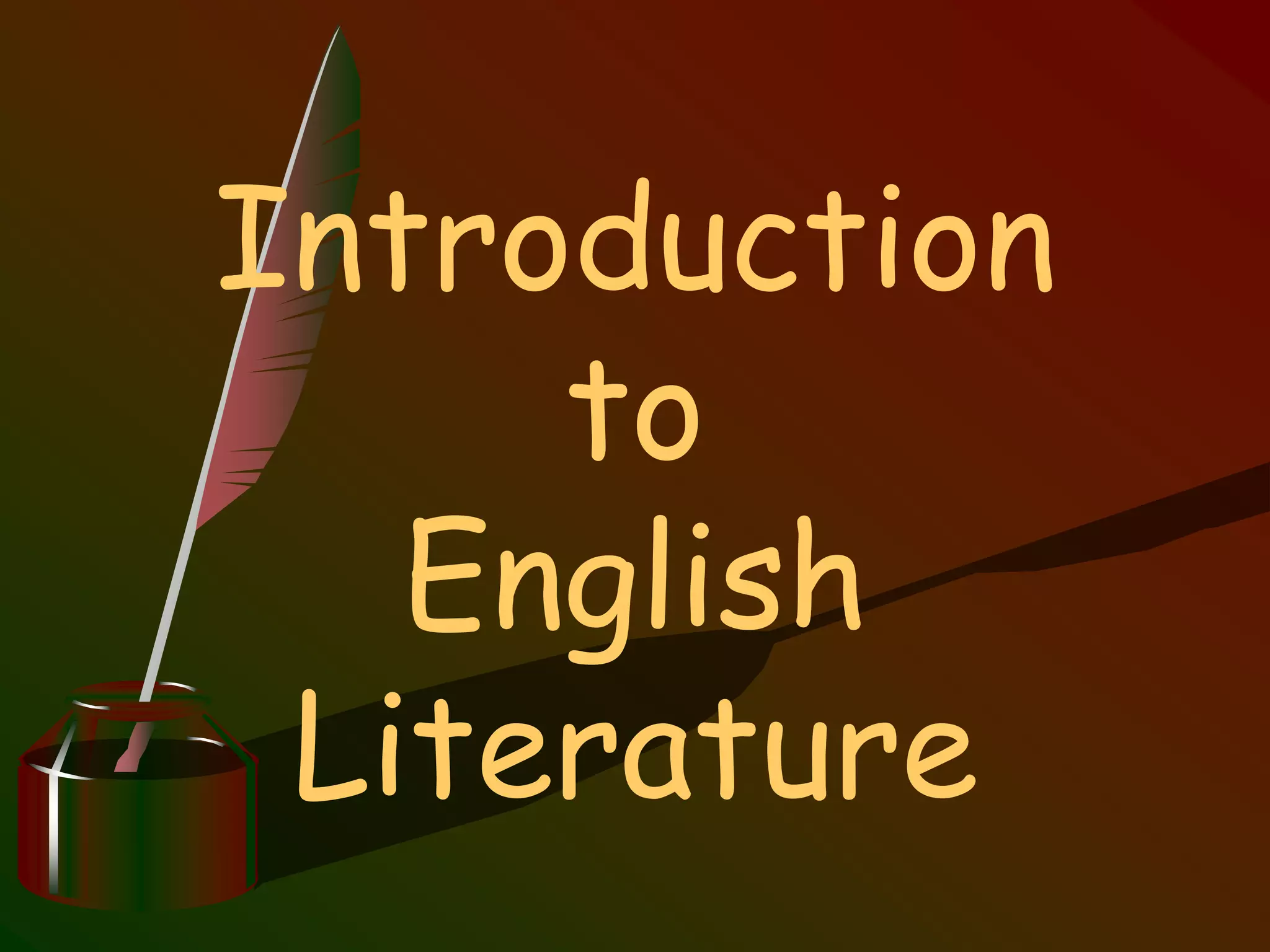 English Lliterature | PPTX