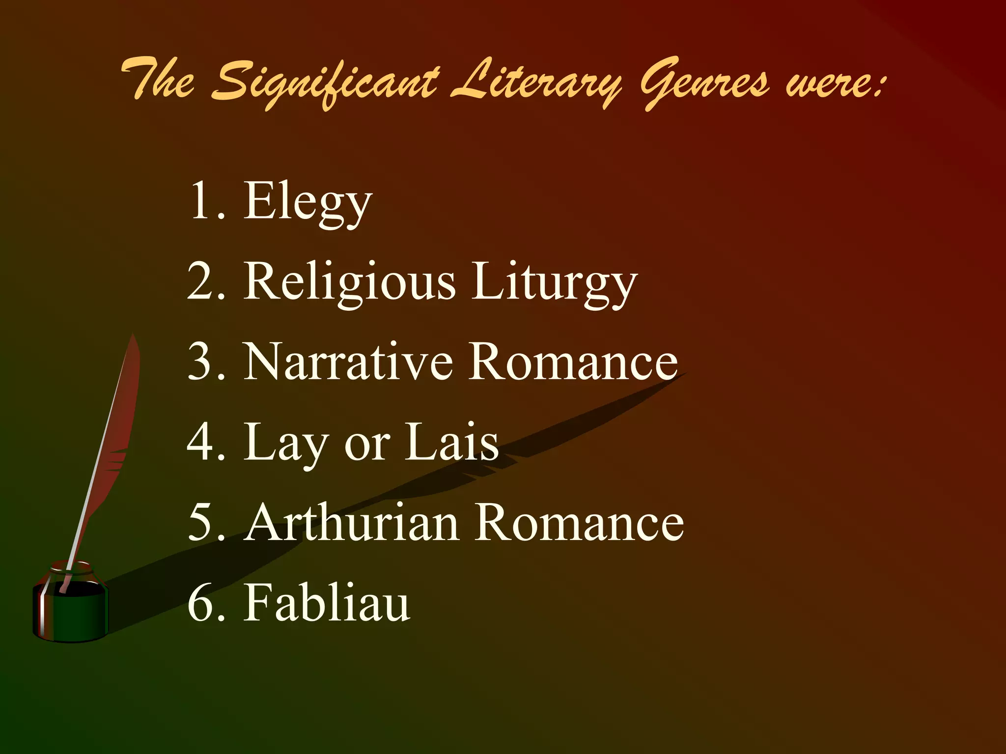 English literature | PPTX