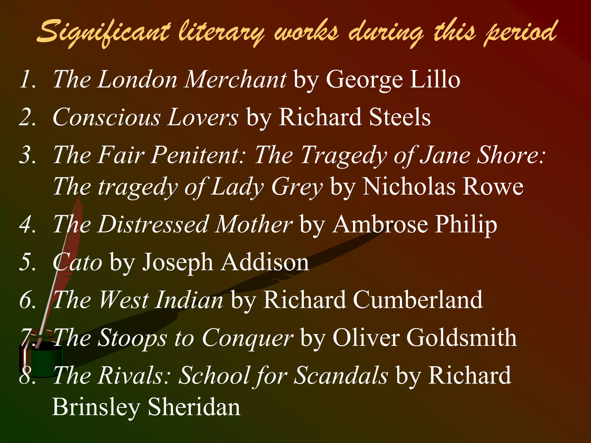 English literature | PPTX
