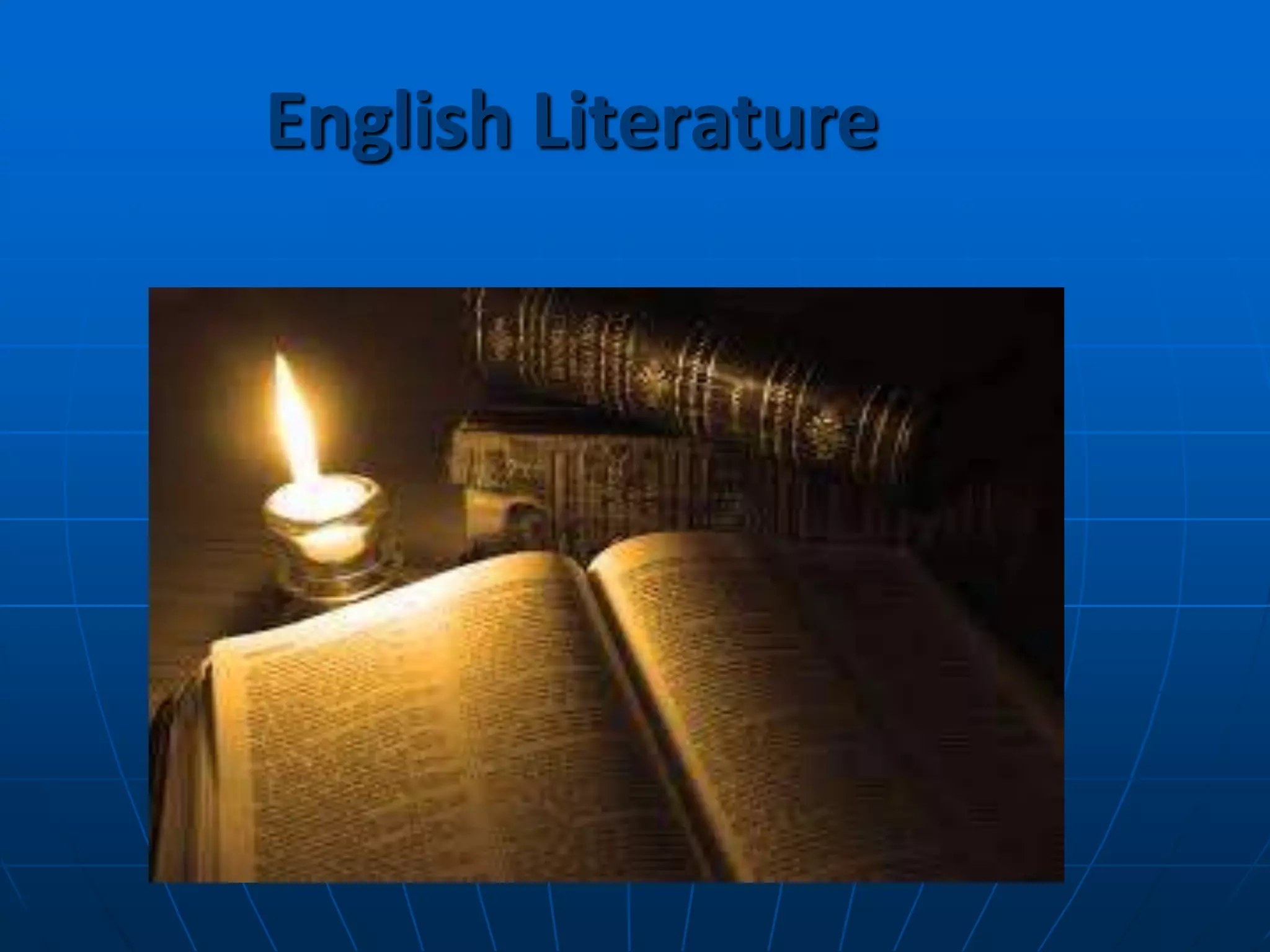 English literature | PPT