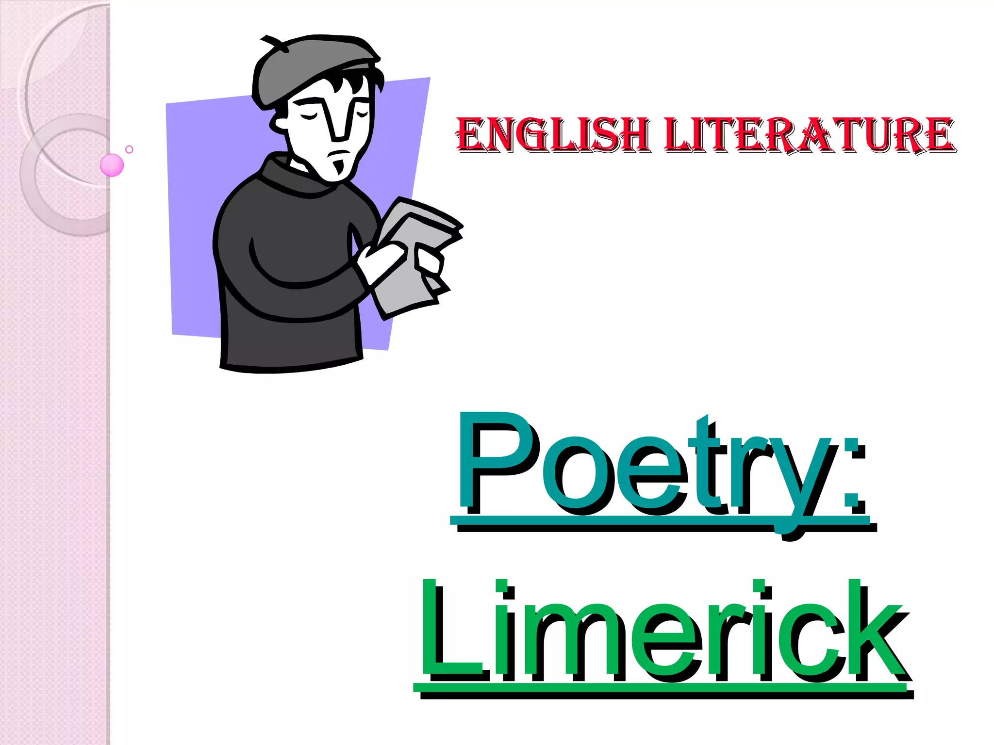 Poetry: Limericks | PPT