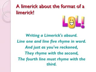 Poetry: Limericks | PPT
