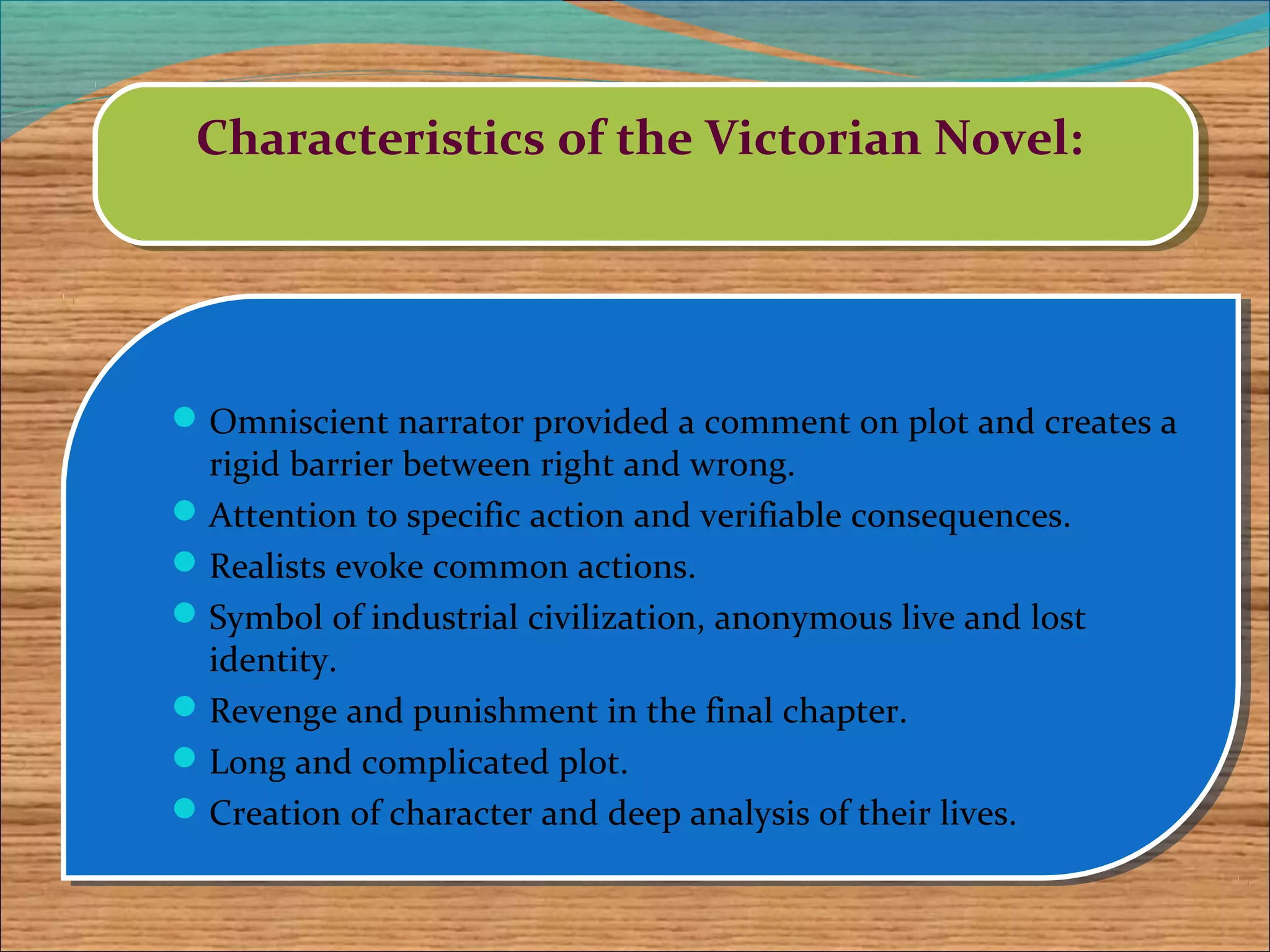Victorian Novel Presented by Sharmin Akter | PPT